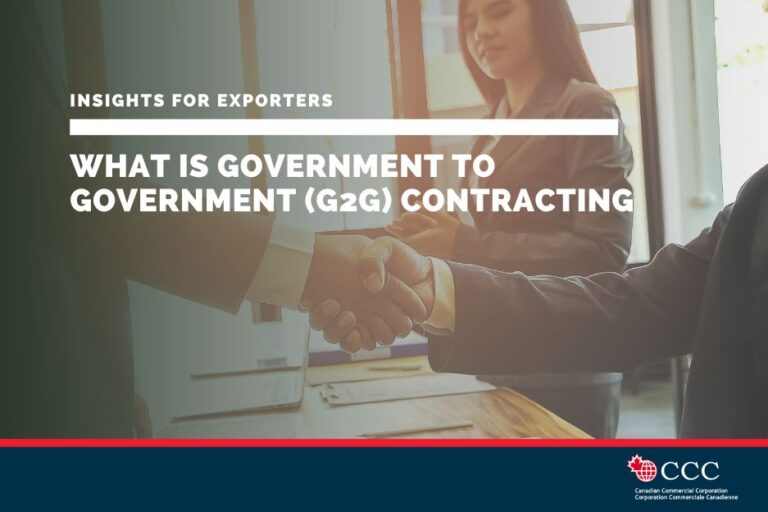 What is Government to Government (G2G) Contracting - The Canadian ...
