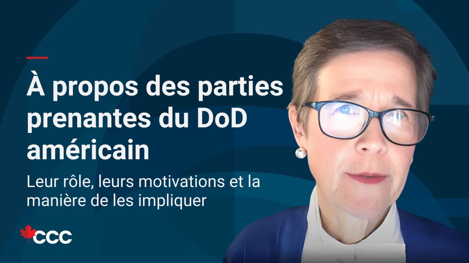 À propos des parties prenantes du DoD américain - Canadian Commercial ...