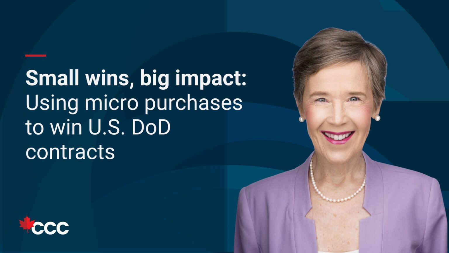 Using Micro-Purchases for U.S. DoD contracts - Canadian Commercial ...
